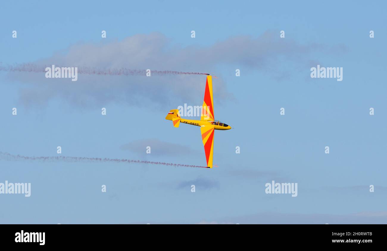Lunak LF-107 Glider CK-0927 in flight Stock Photo - Alamy