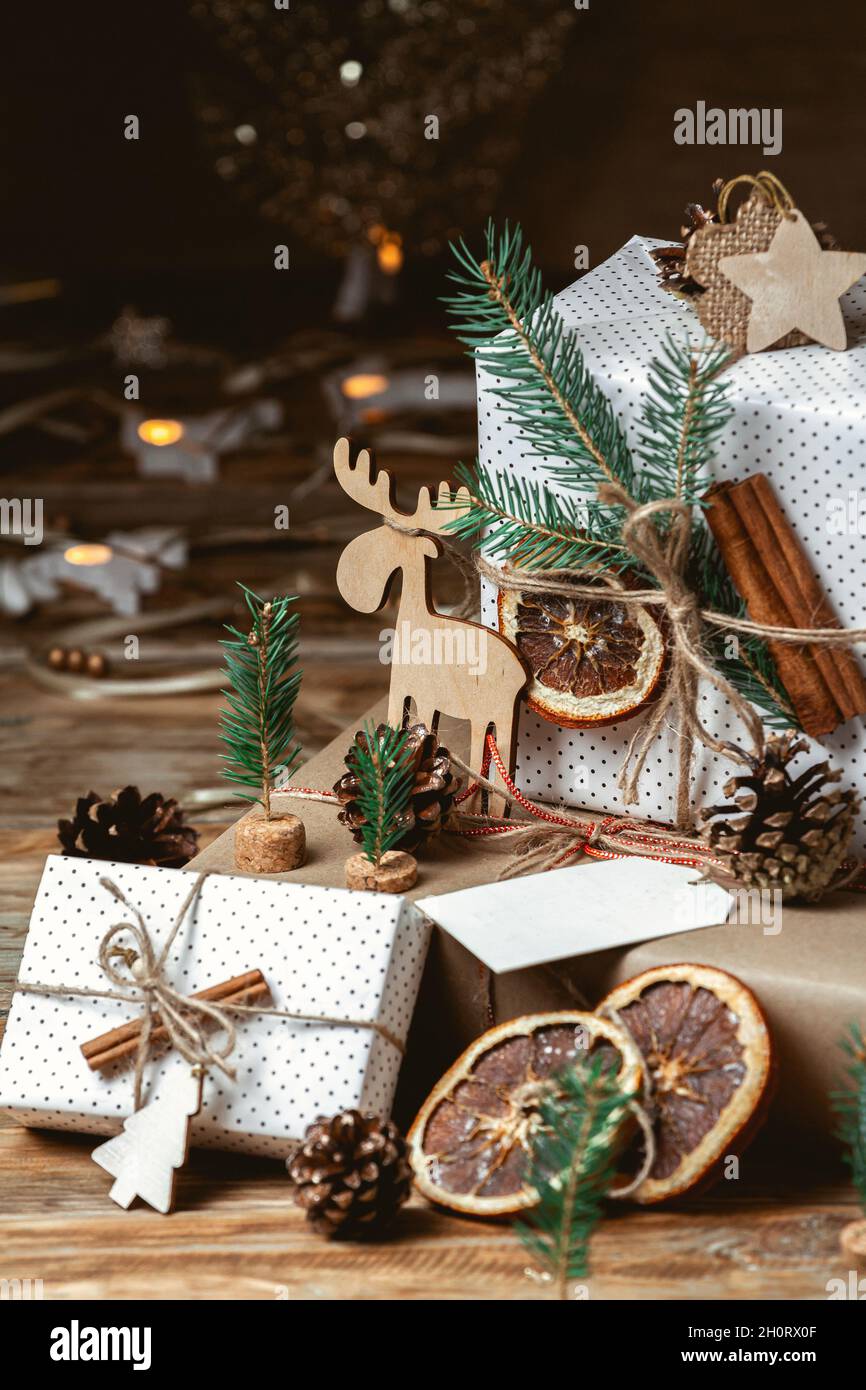 Merry christmas card stack hi-res stock photography and images - Alamy