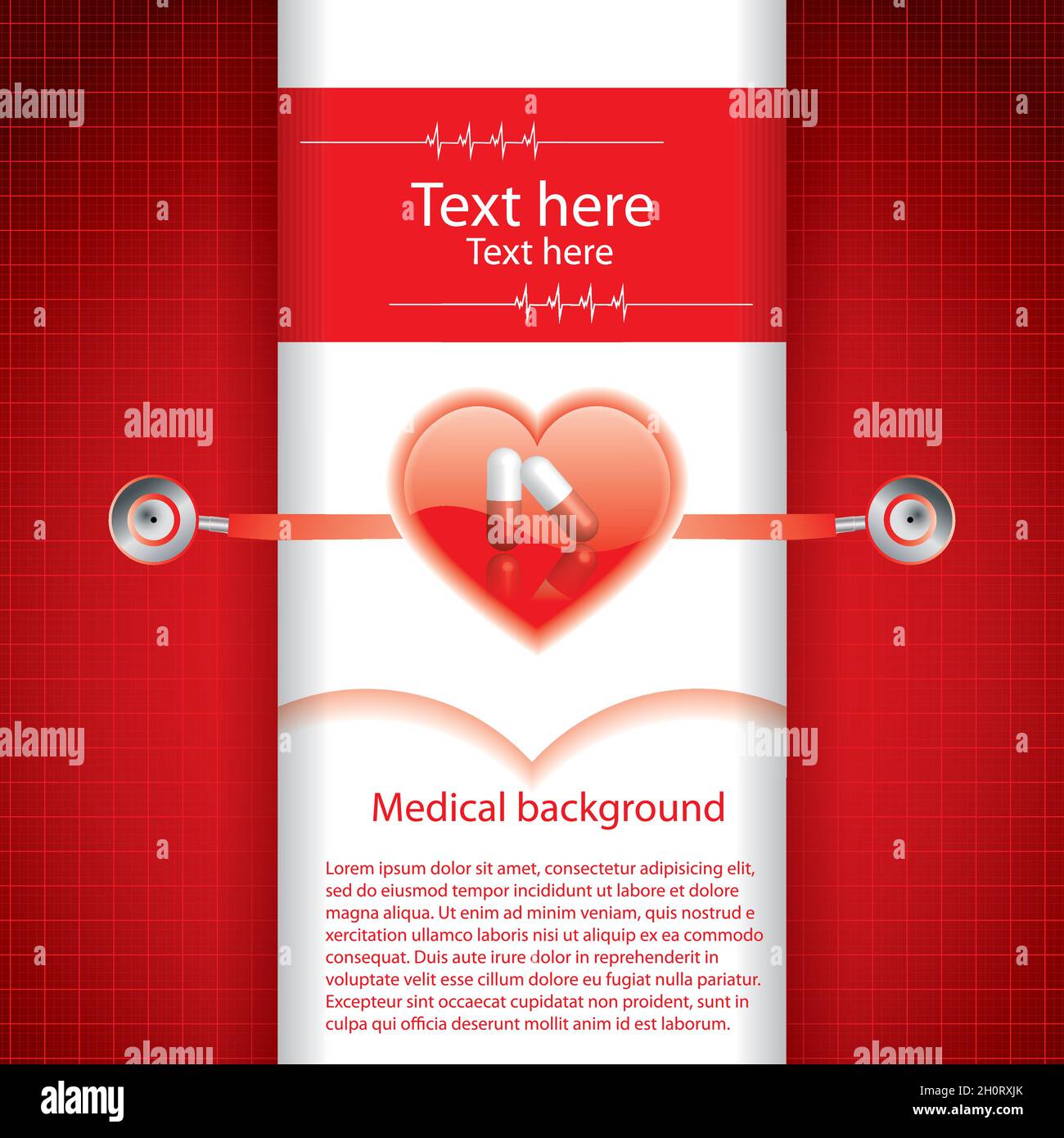 Abstract red grid medical background Stock Vector Image & Art - Alamy