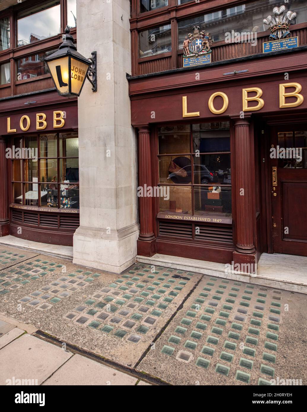 Frontage of Lobb, bookmakers, shoemakers and leather goods suppliers ...