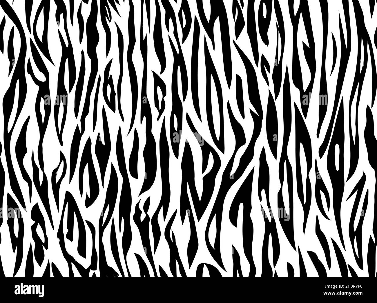 Tiger Stripe Stencil Printable