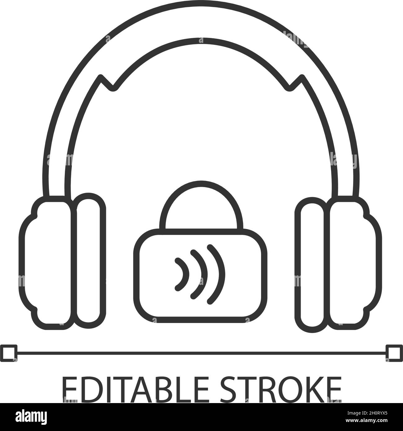 Ear pad Black and White Stock Photos & Images - Alamy