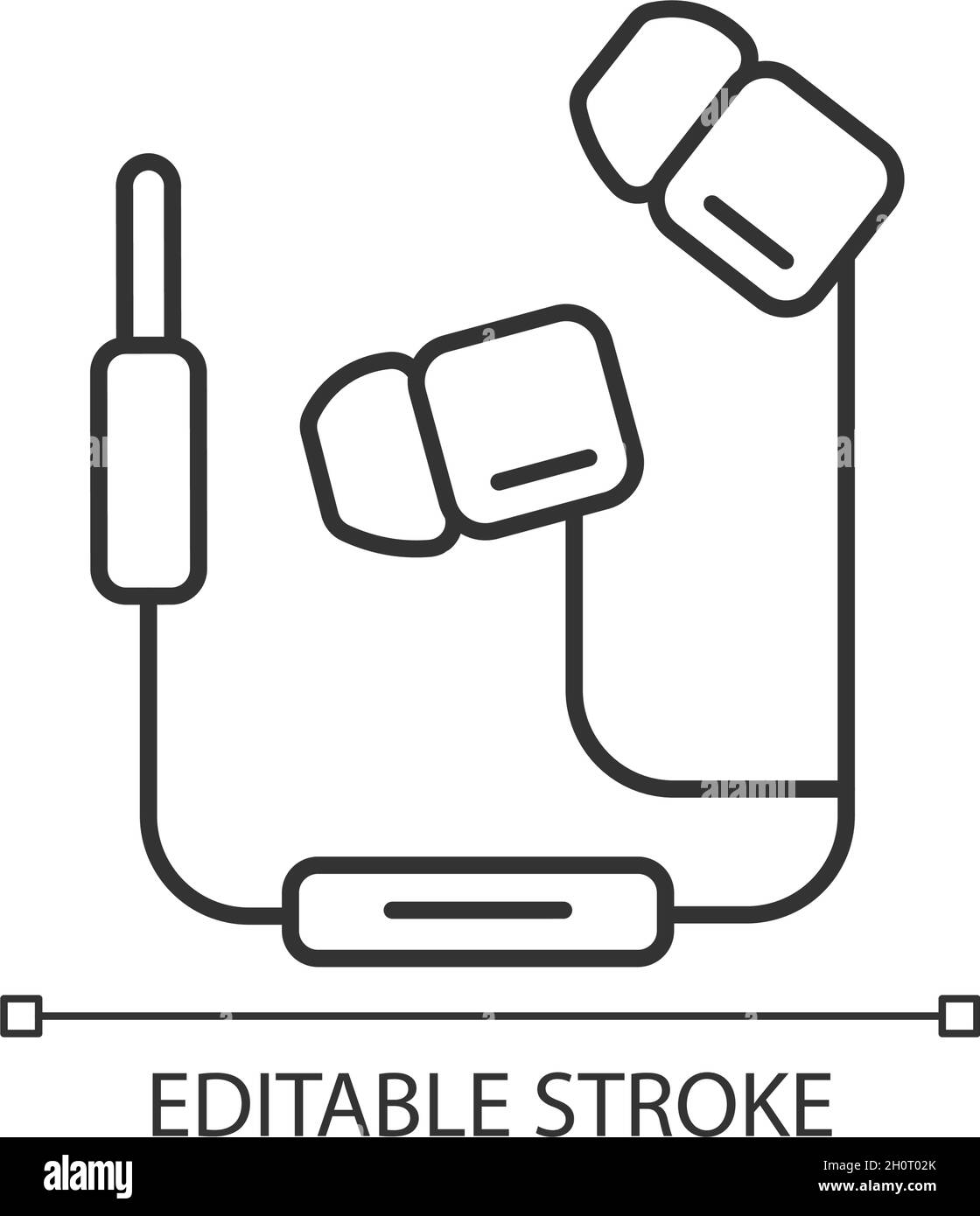 Earphones logo Black and White Stock Photos & Images - Alamy