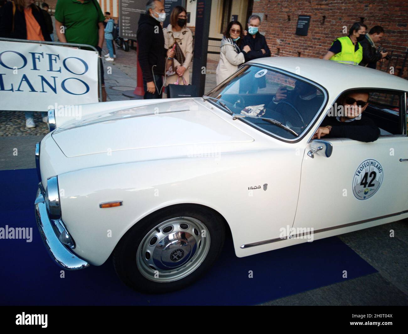 Milano, Italy. 9th Oct, 2021. TROFEO MILANO, a vintage cars and ...