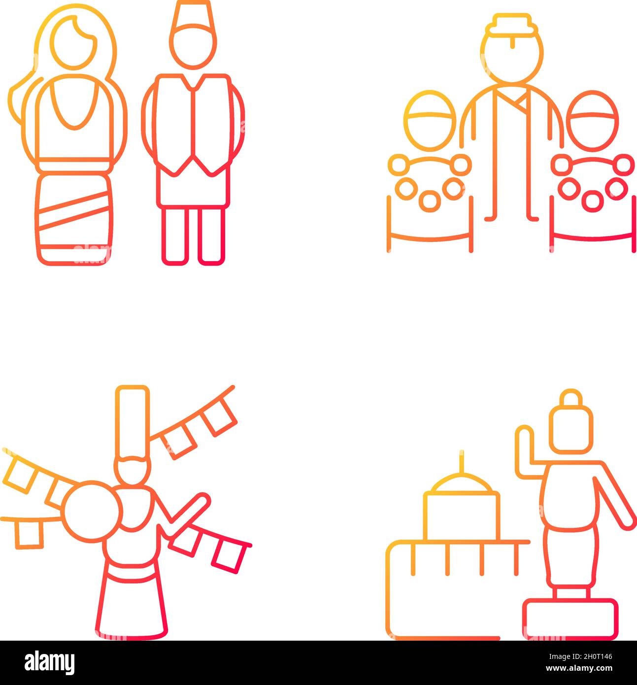 Nepal traditions Stock Vector Images - Alamy
