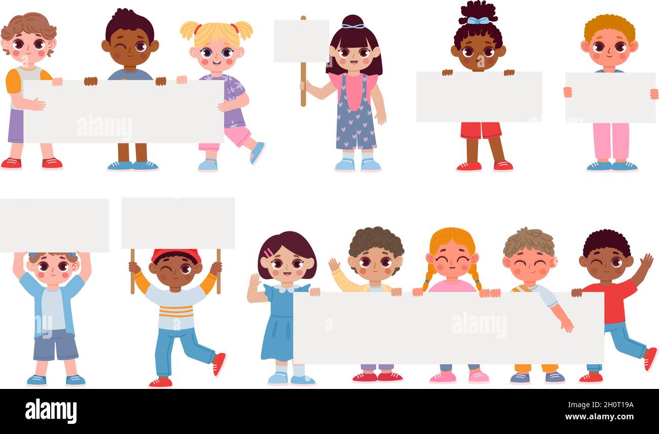 Kindergarten girl holding message board hi-res stock photography and ...