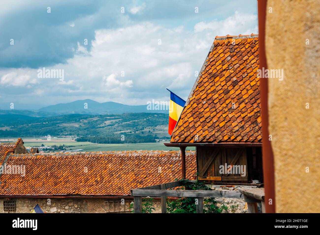 Rasnov Fortress in Rasnov, Romania Stock Photo - Alamy