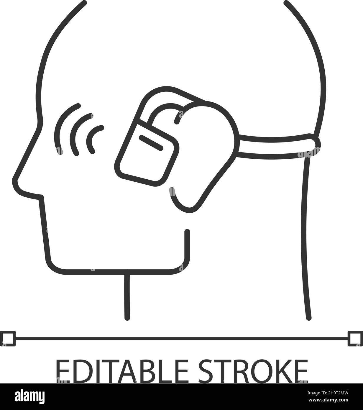 Bone conduction device hi-res stock photography and images - Alamy