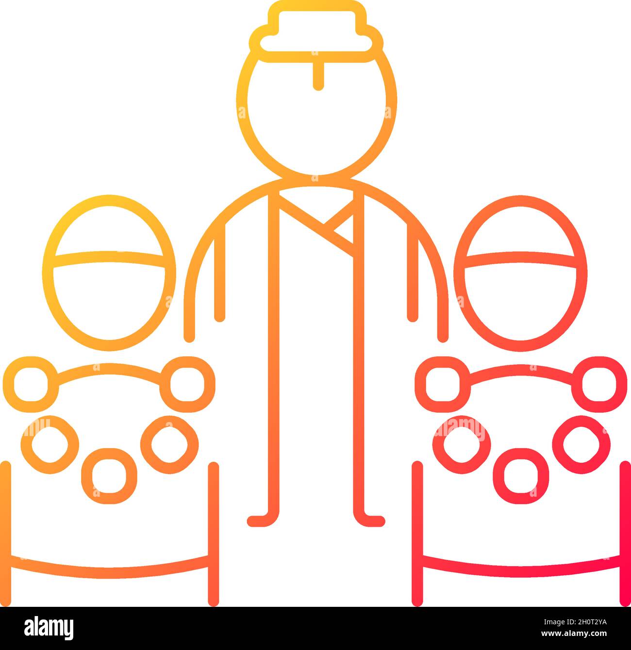 Hindu ritual upanayana Stock Vector Images - Alamy