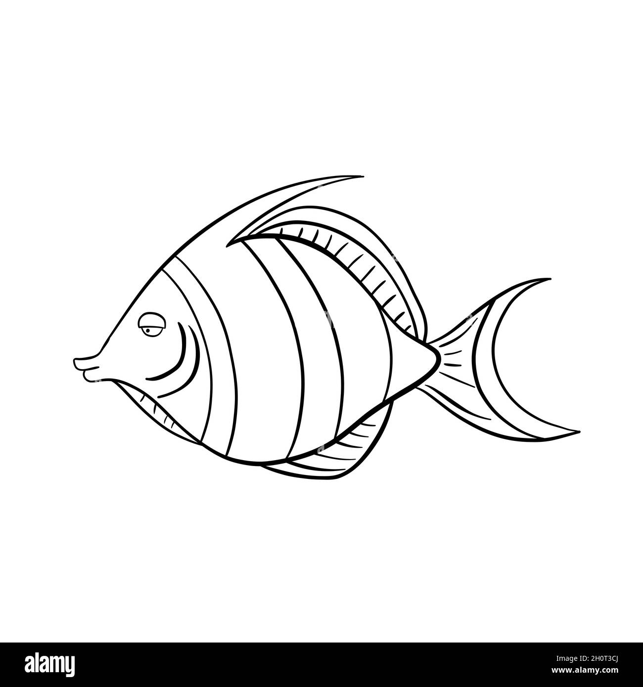 Butterfly Fish Drawing
