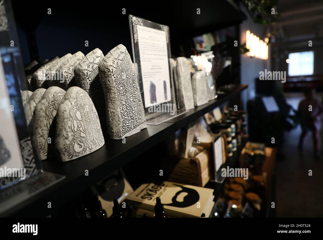The Viking museum at Djurgården in Stockholm, Sweden, during Sunday ...