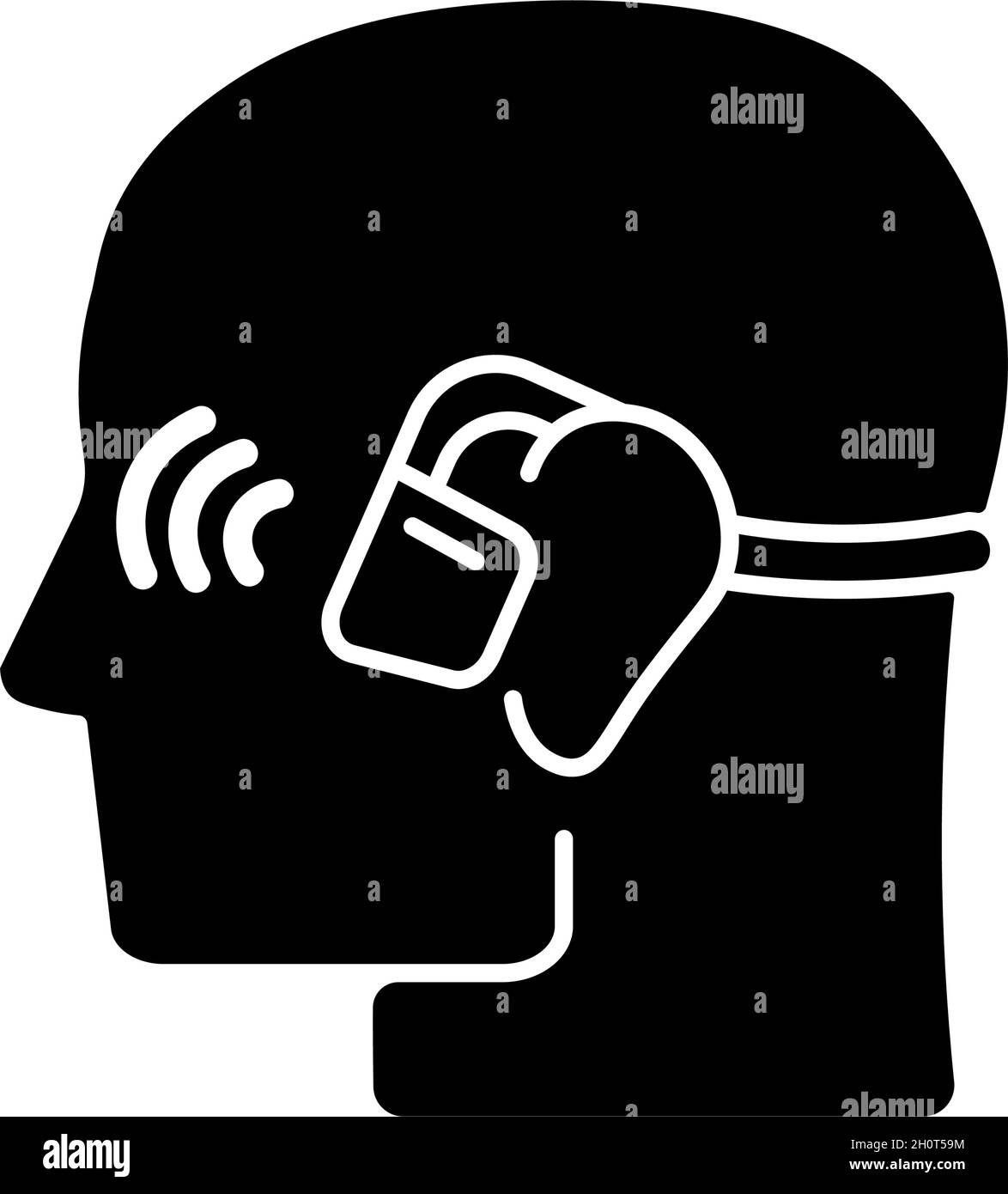 Bone conduction headphones hi-res stock photography and images - Alamy