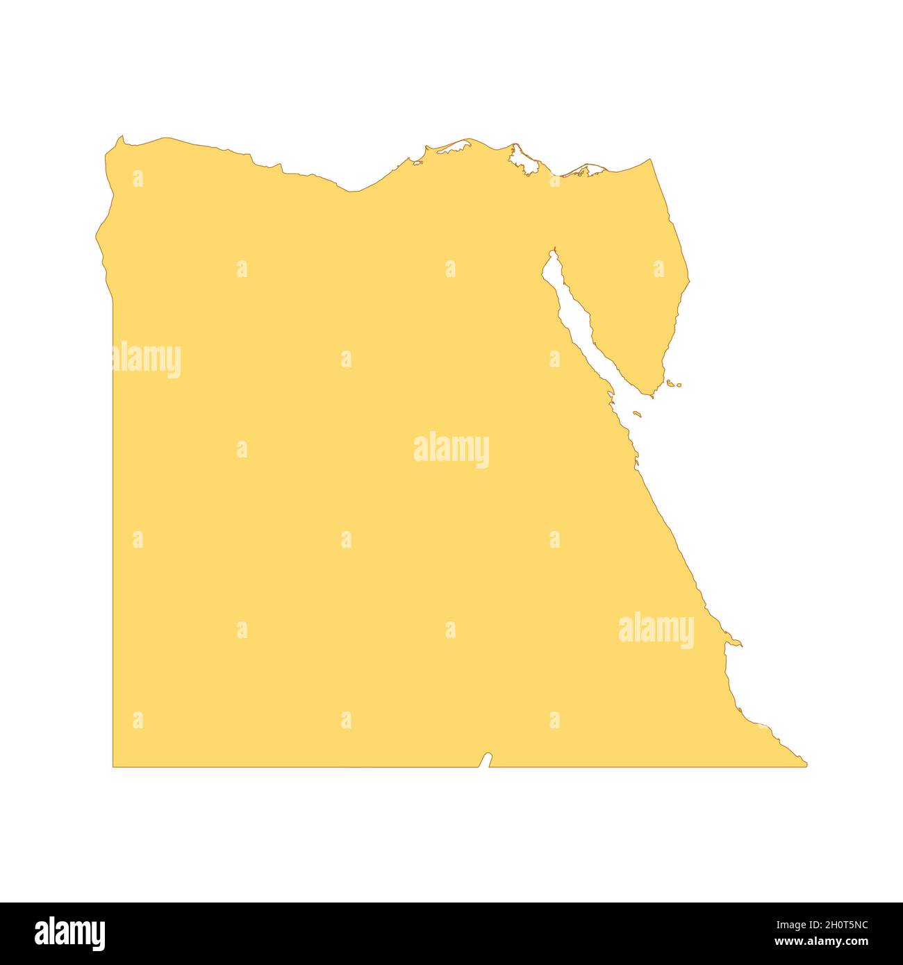 Egypt map color line element. Border of the country. UI UX GUI design ...