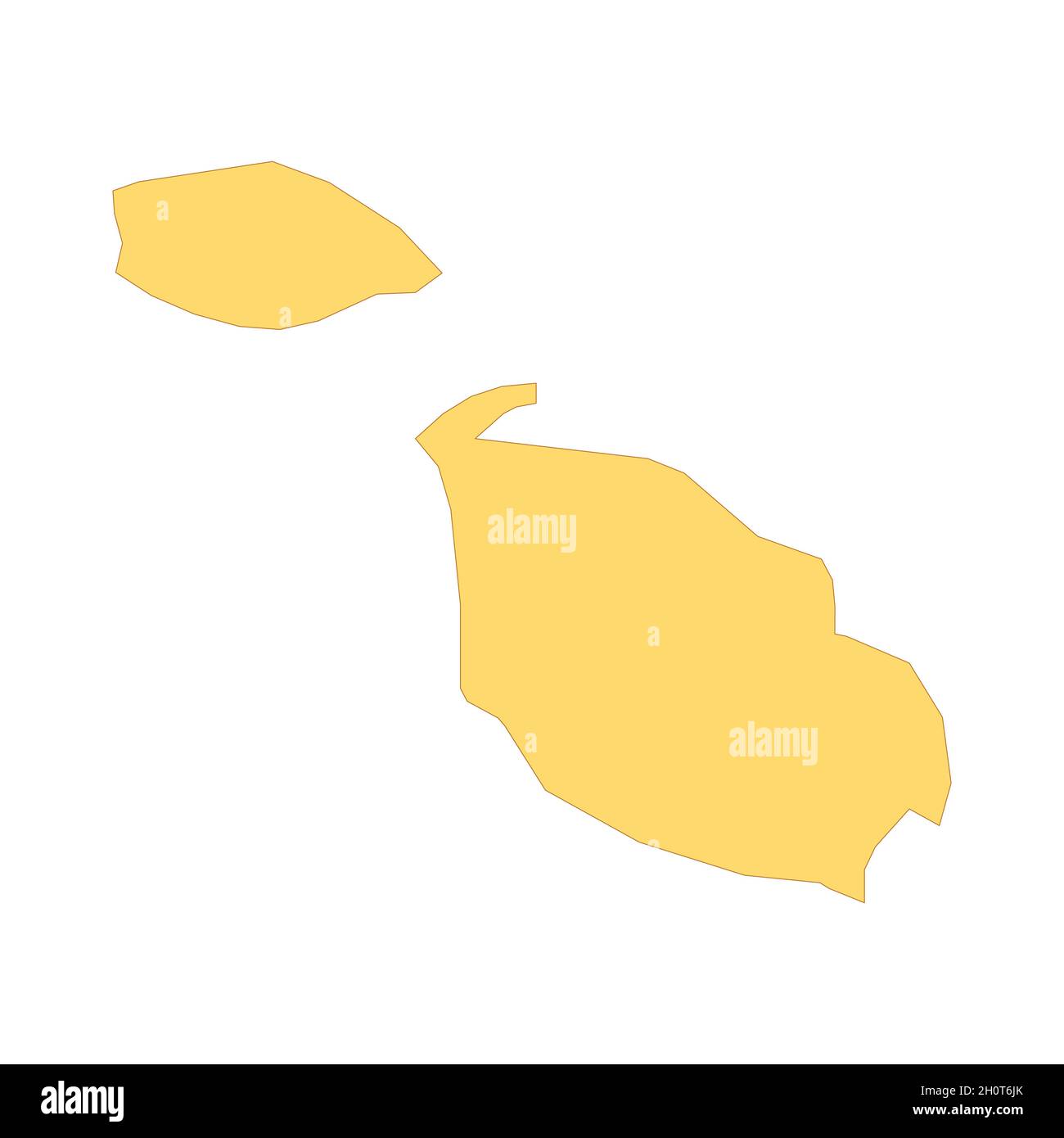 Malta map color line element. Border of the country. UI UX GUI design ...