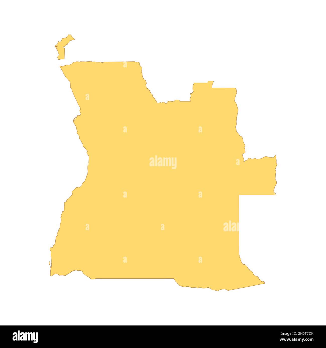 Angola map color line element. Border of the country. UI UX GUI design ...