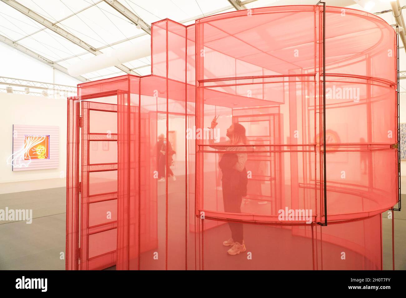 London, UK, 14 October 2021: Frieze art fair opens in London with ...
