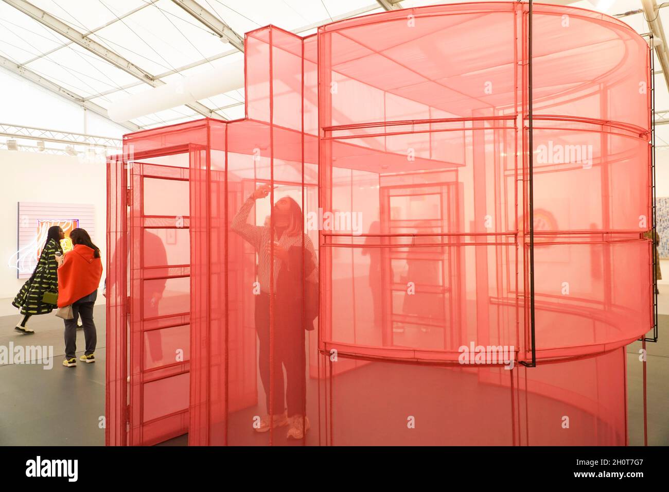 London, UK, 14 October 2021: Frieze art fair opens in London with ...