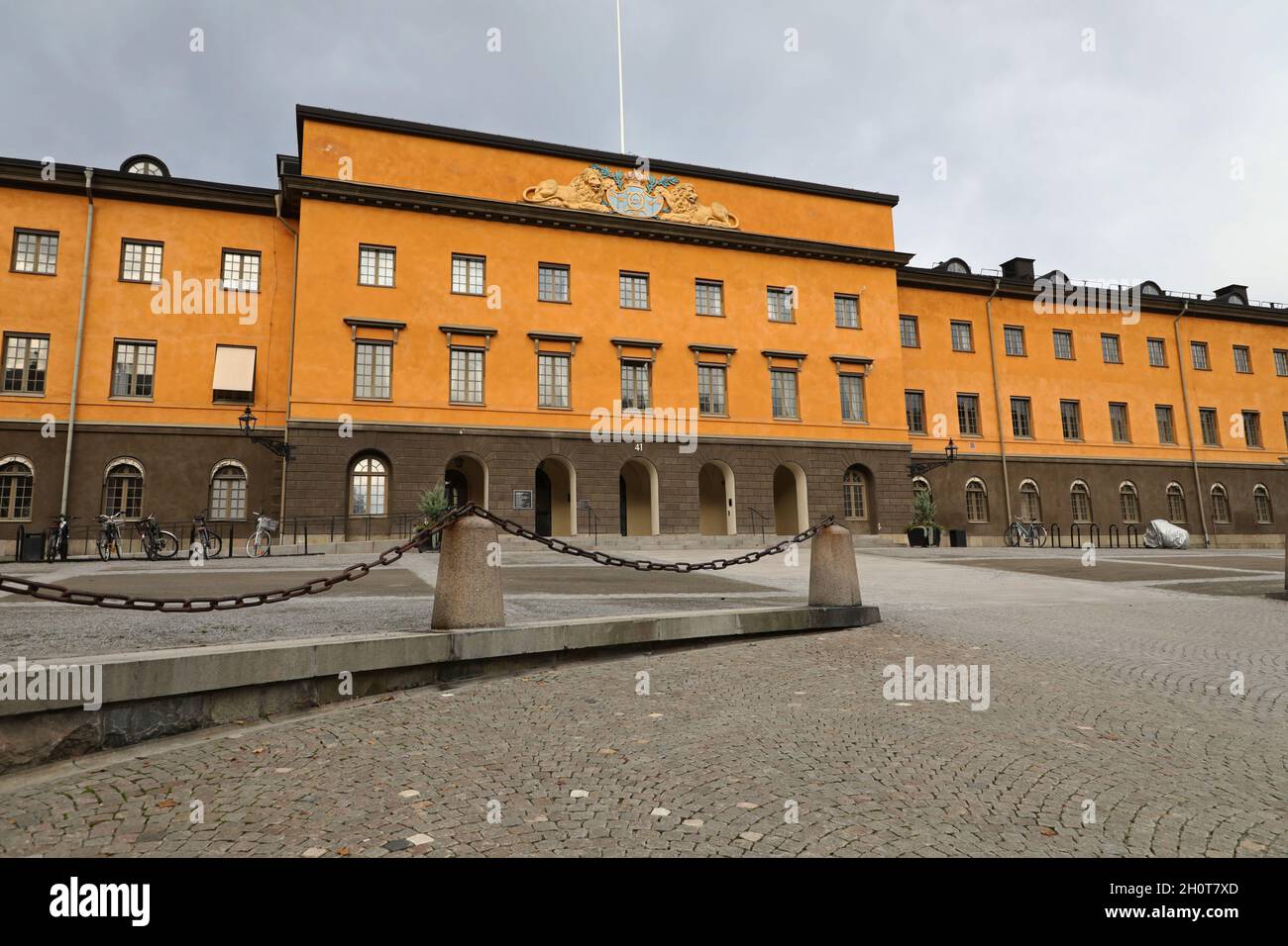 Storgatan 41 in Stockholm, Sweden, during Sunday afternoon. The Krubban ...