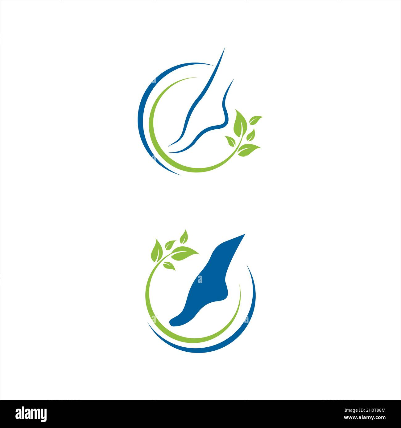 Foot care logo hi-res stock photography and images - Alamy