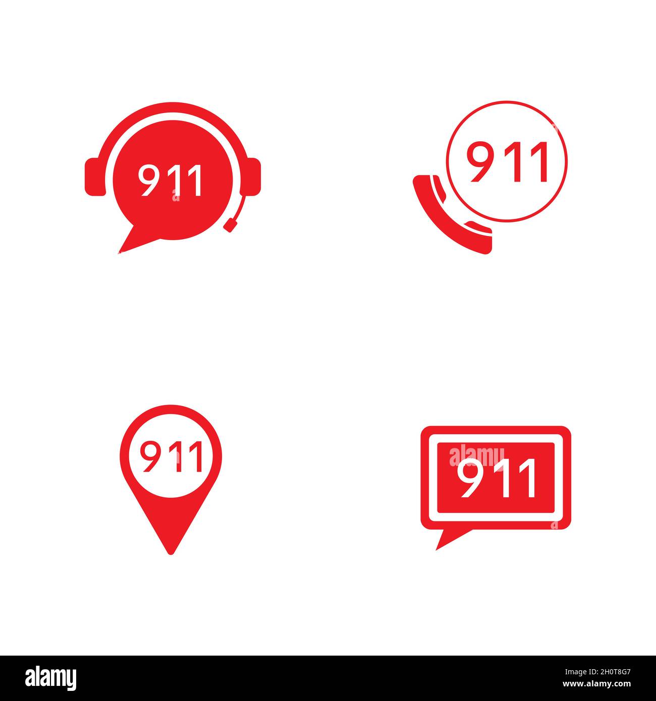 911 emergency logo hi-res stock photography and images - Alamy