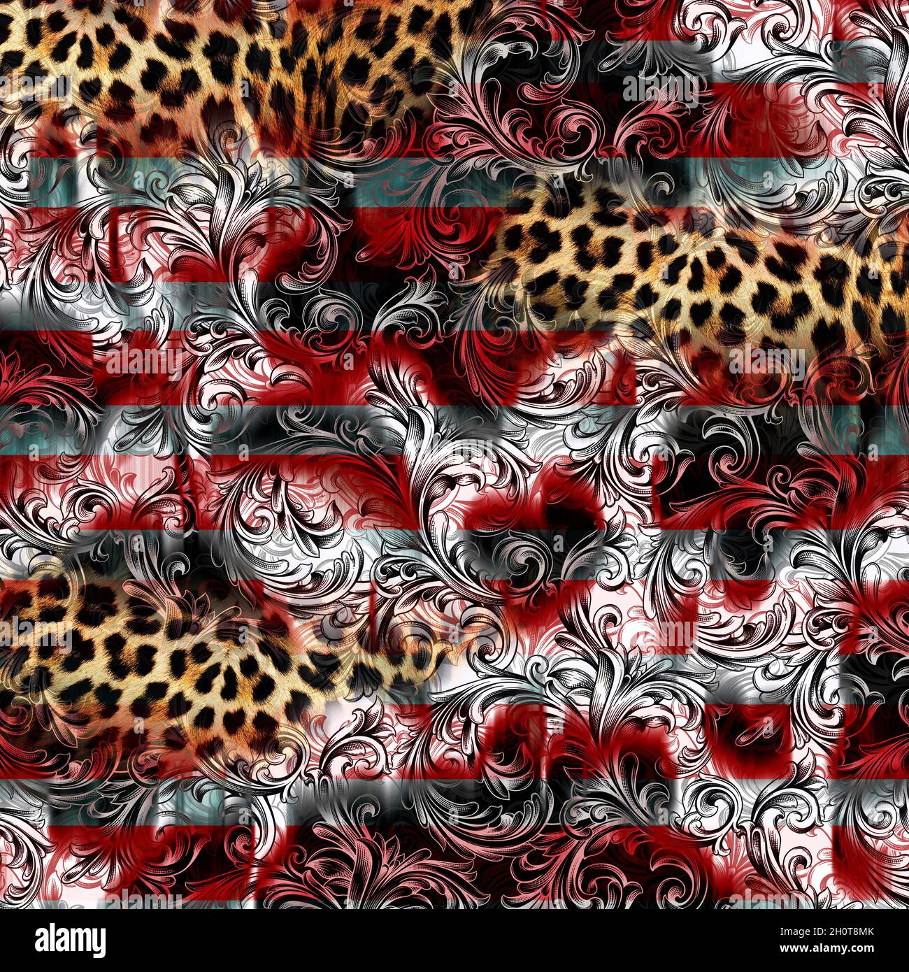 Fashion Inspirations and Collage Pattern Works Stock Photo - Alamy