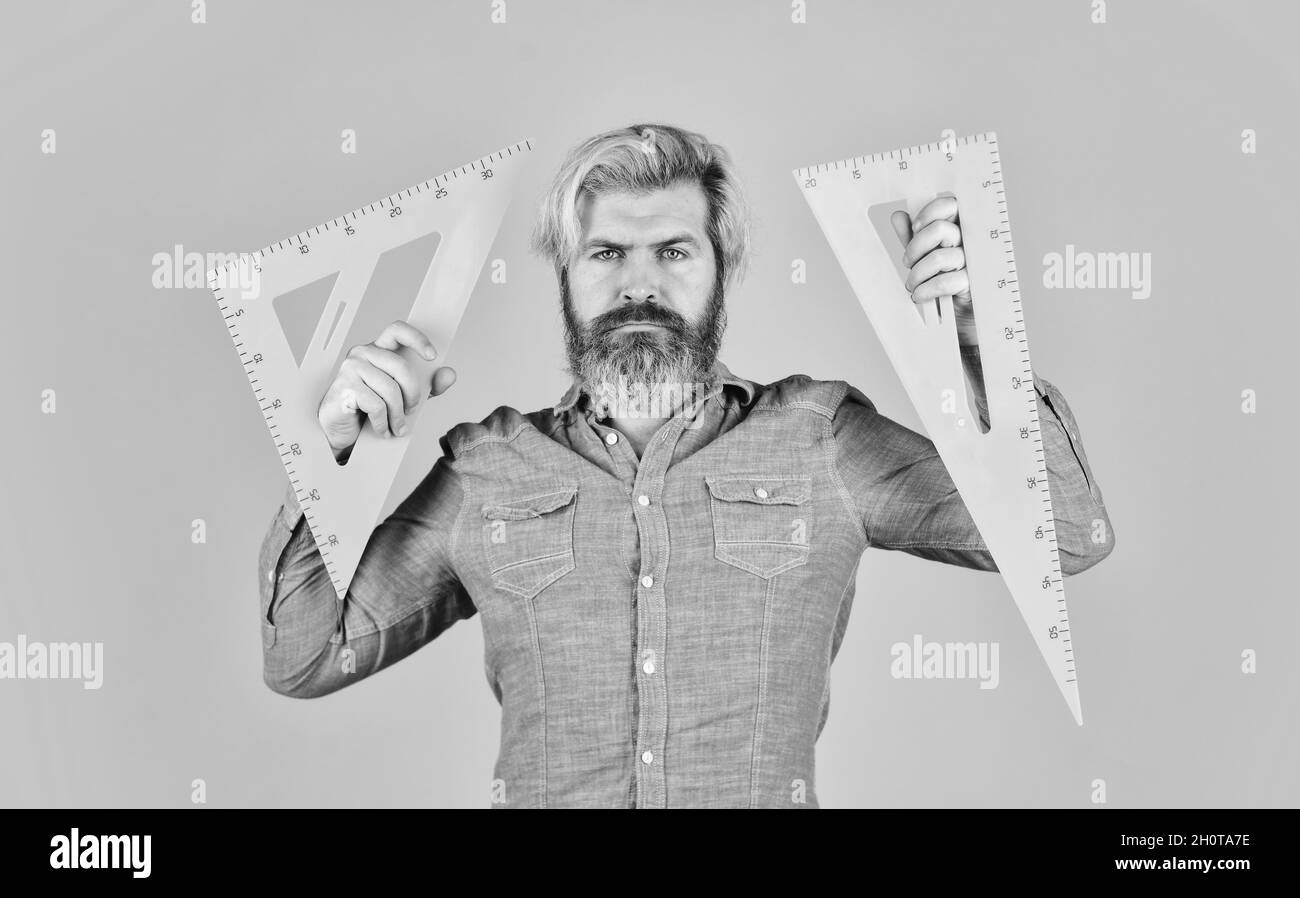 Studying math. Education concept. Drawing lesson. School education ...