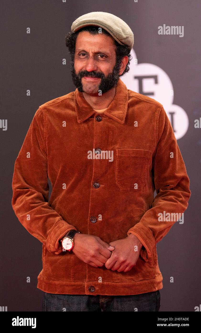 LONDON, ENGLAND - OCTOBER 13: Adeel Akhtar attends the World Premiere ...