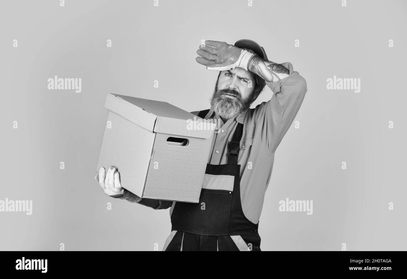 Another great reason to lease your home. carrying boxes inside the ...