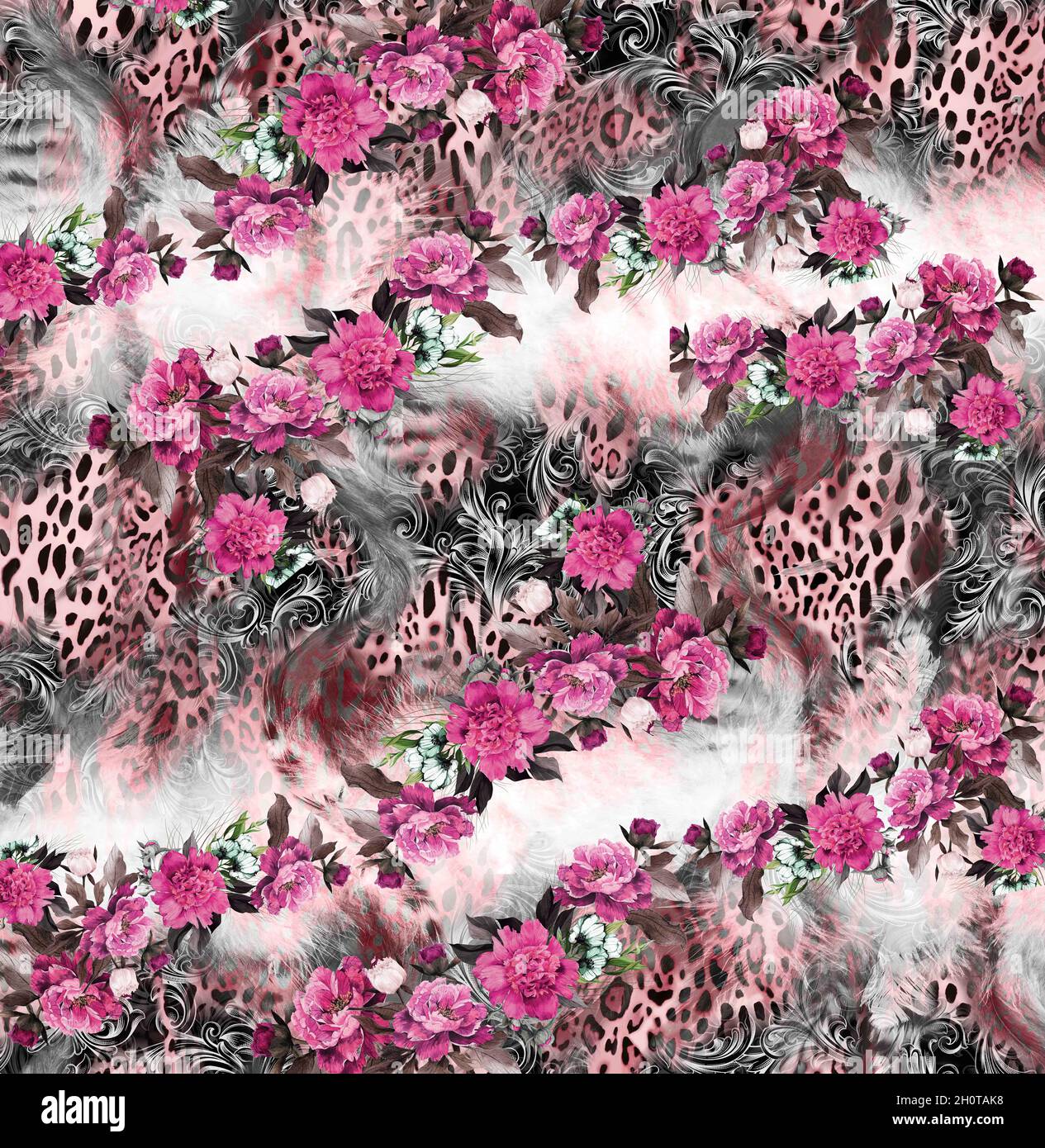 Fashion Inspirations and Collage Pattern Works Stock Photo - Alamy