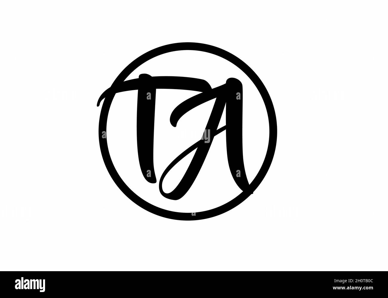 Initial letter ta hi-res stock photography and images - Alamy