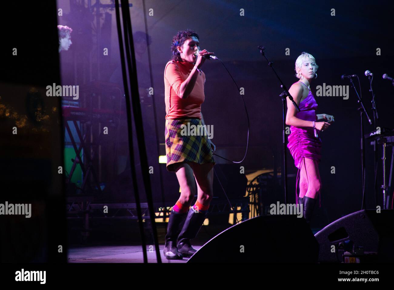 The Umlauts live at End of the Road Festival 2021 Stock Photo - Alamy