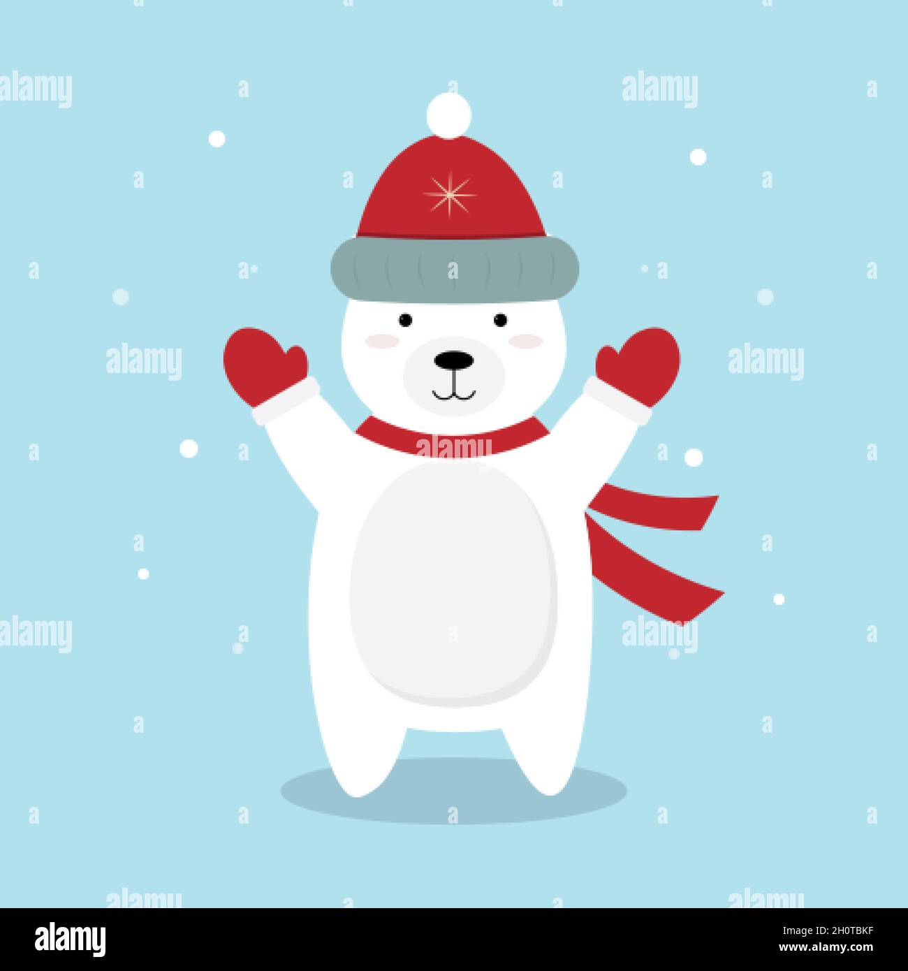 Bear cartoon hat design hi-res stock photography and images - Alamy