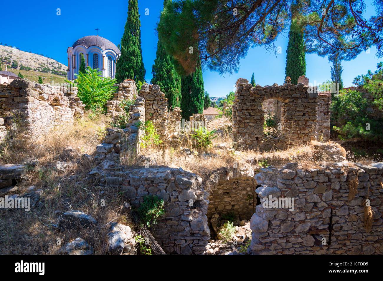 Nea moni greece hi-res stock photography and images - Alamy