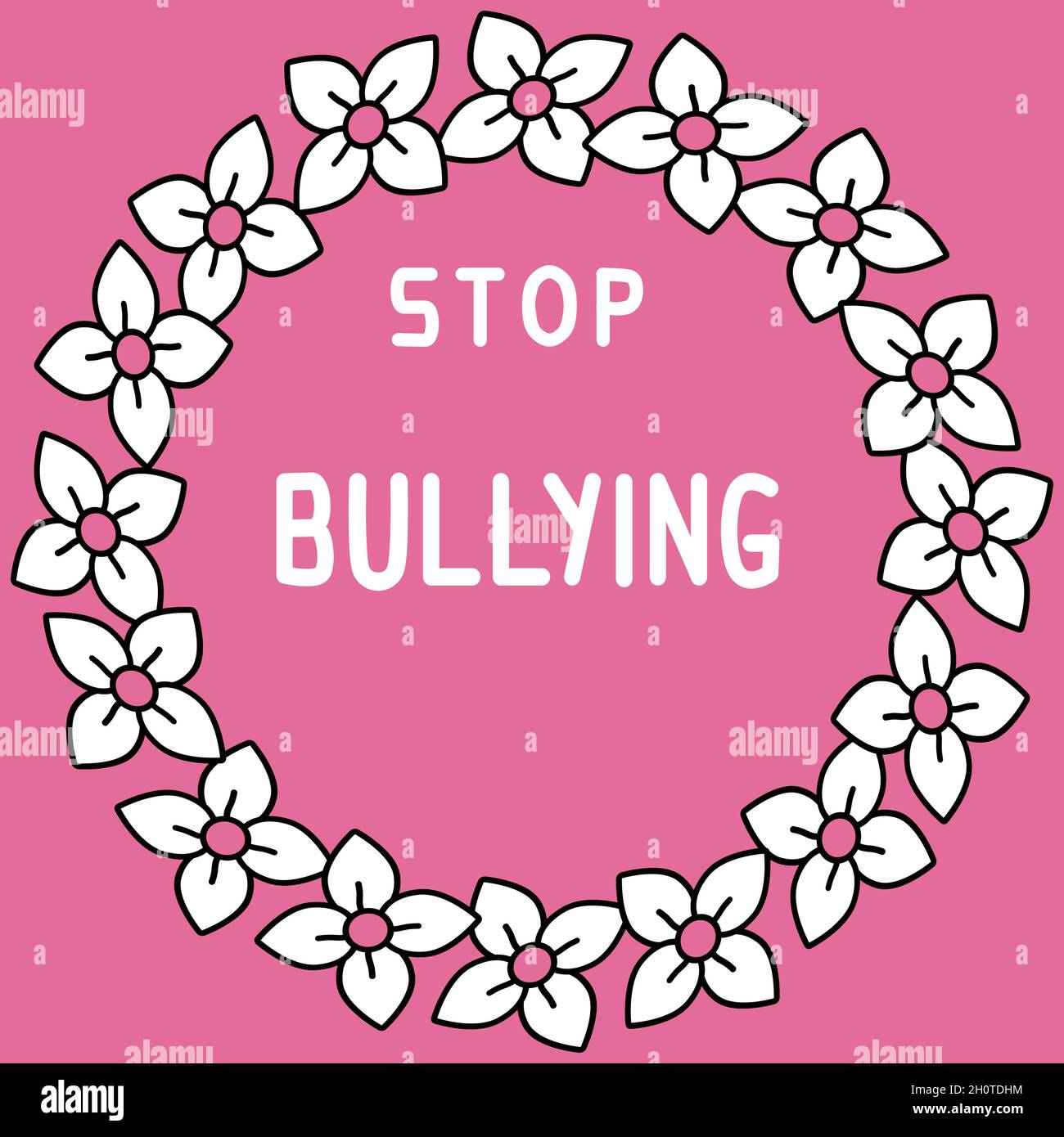 Anti bullying day Stock Vector Images - Alamy