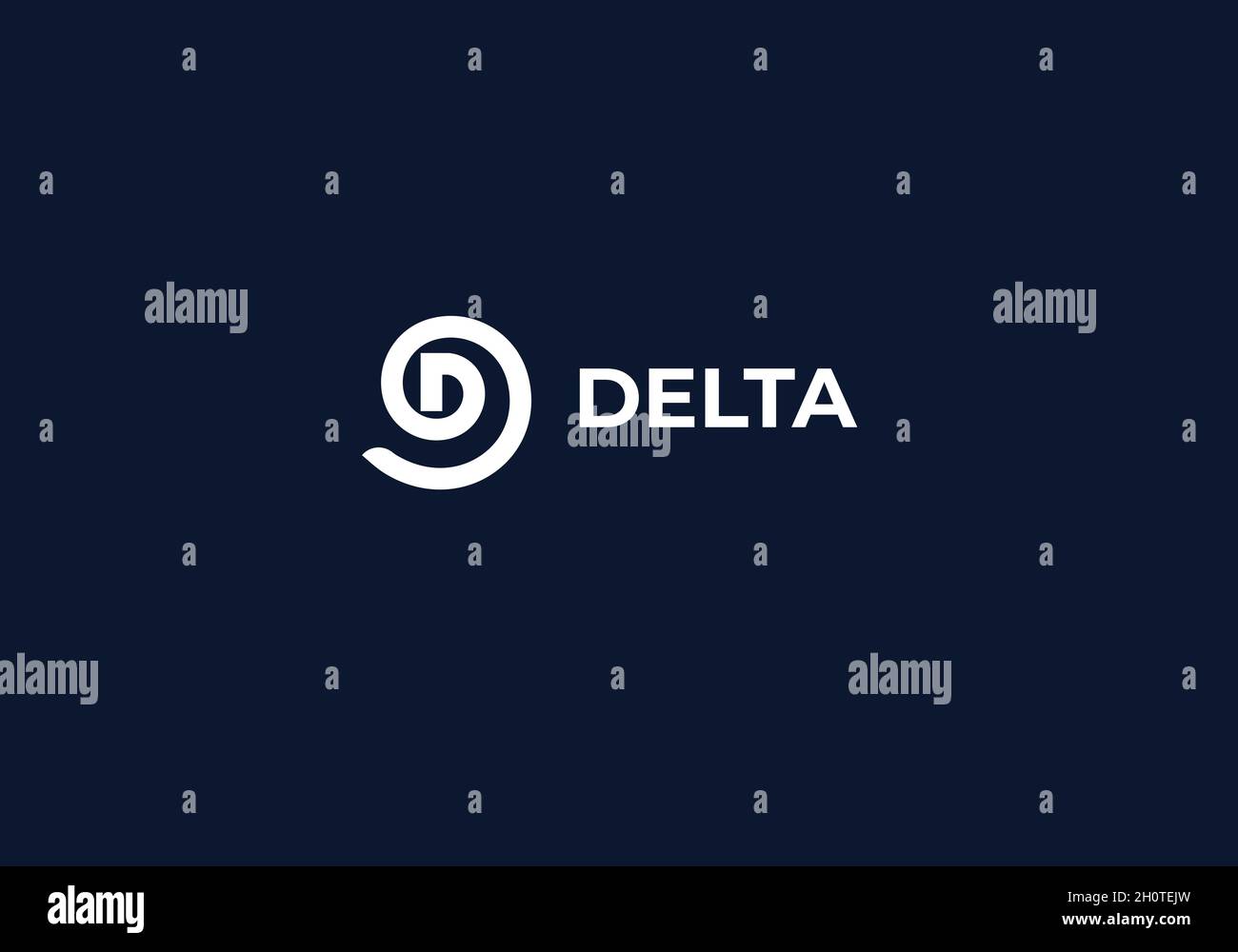 Letter d circle logo hi-res stock photography and images - Alamy