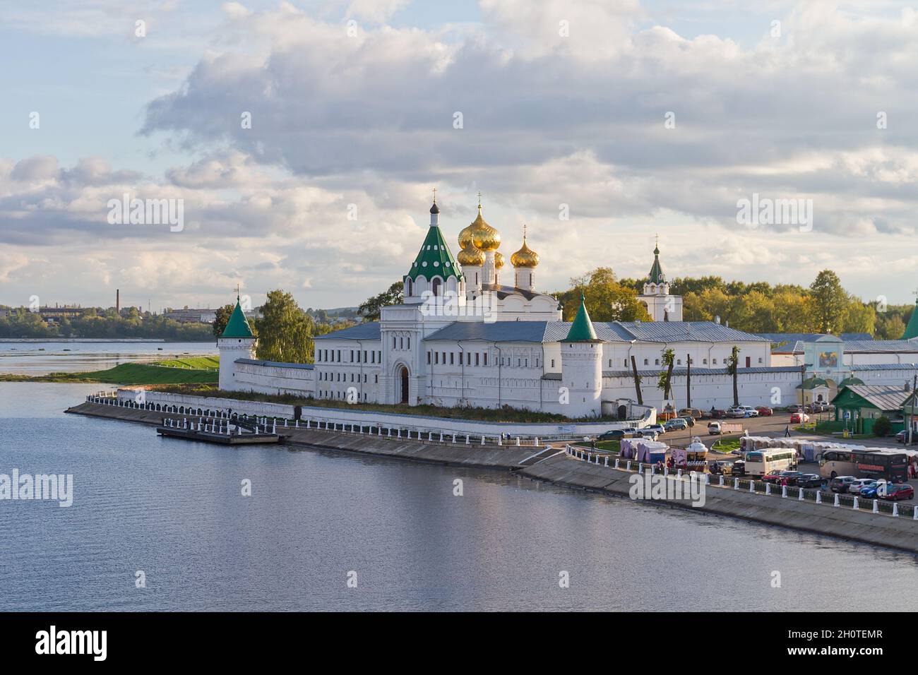 Russia. Kostroma. Holy Trinity Ipatiev Monastery. View of the monastery ...