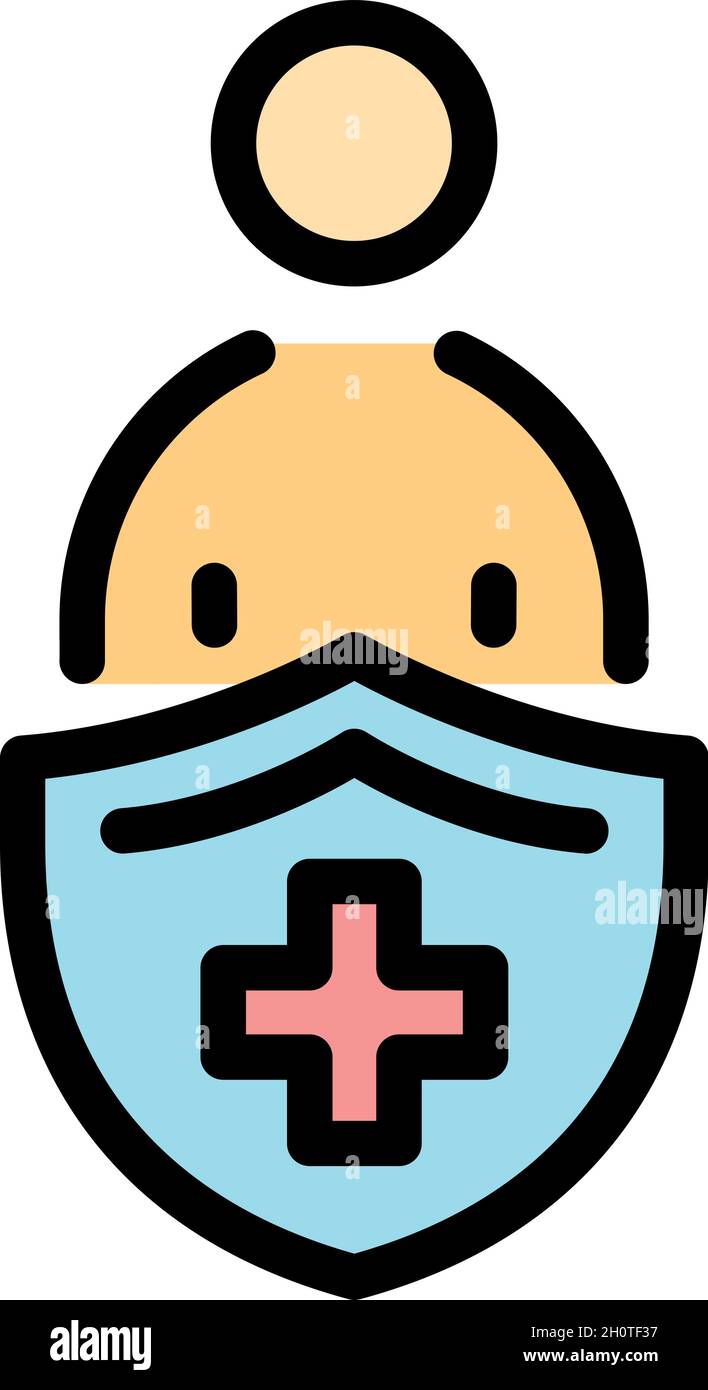 Protect human health icon. Outline protect human health vector icon ...