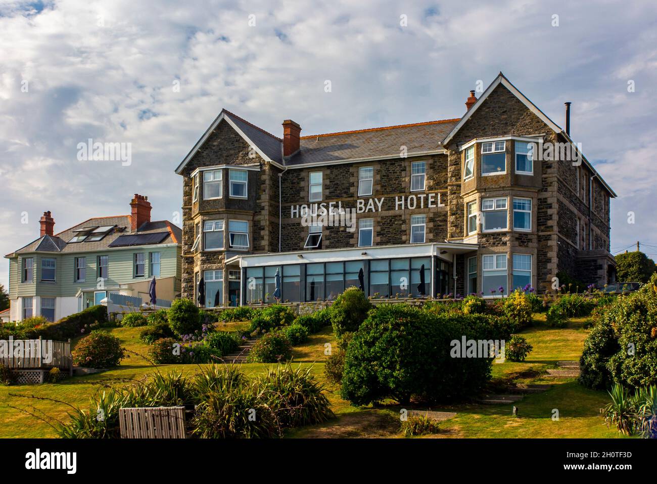 Housel Bay Hotel on the South West Coast Path near Lizard Point in ...