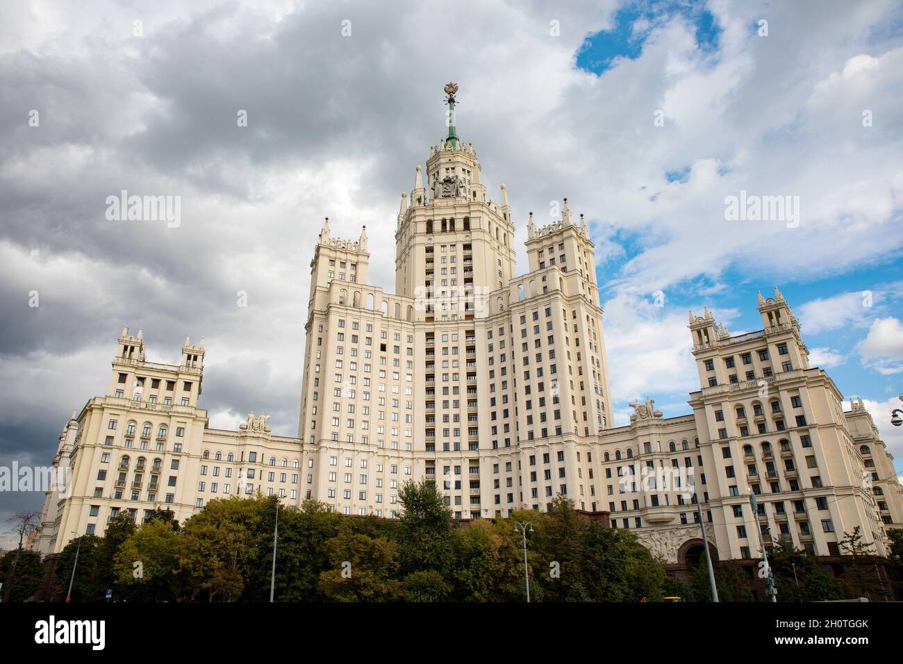 Moscow. Russia. Stalin's skyscrapers in the Russian capital. High-rise ...