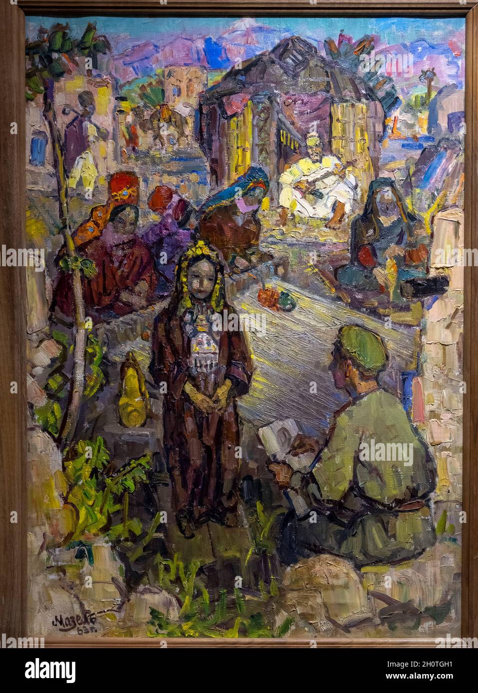 R. M. Mazel, Young Model, oil on canvas, Nukus Museum of Art (Savitsky ...