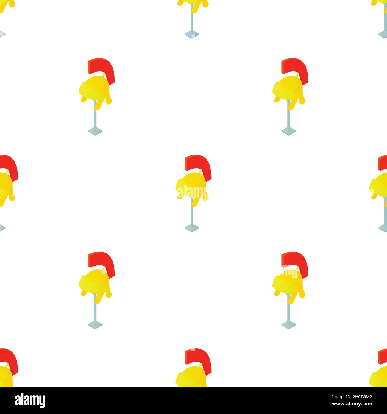 Antiques roman or Greek helmet in museum pattern seamless background ...