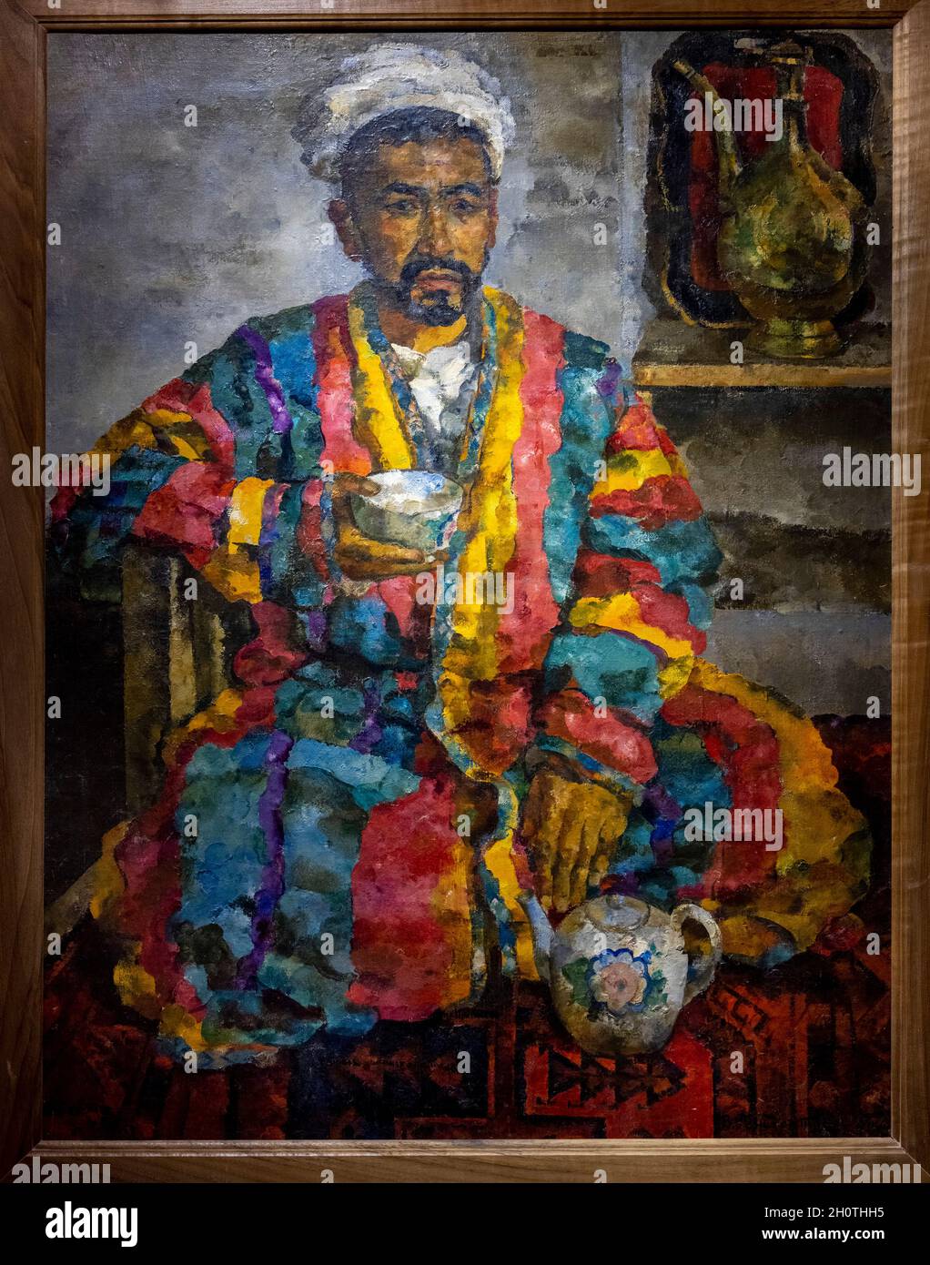 V. V. Rozhdenskiy, An Uzbek Man, 1926, Nukus Museum of Art (Savitsky ...
