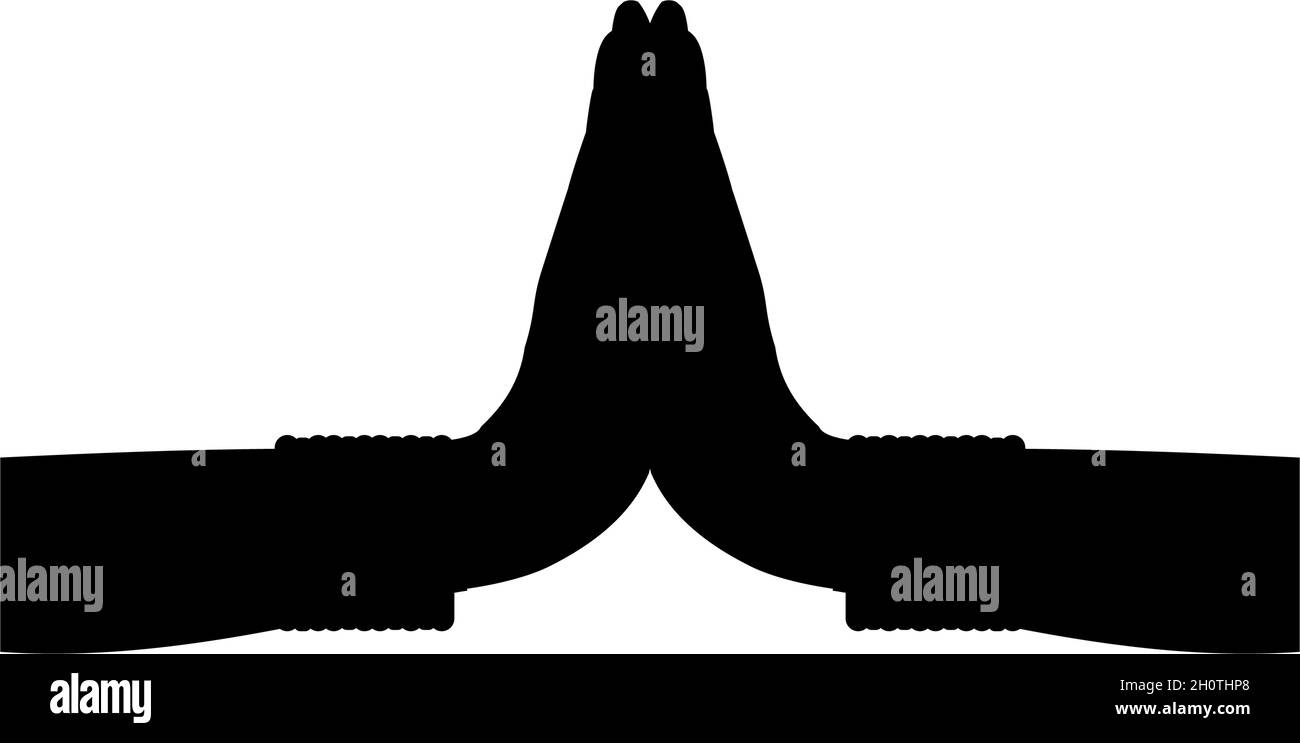 Welcome posture Stock Vector Images - Alamy
