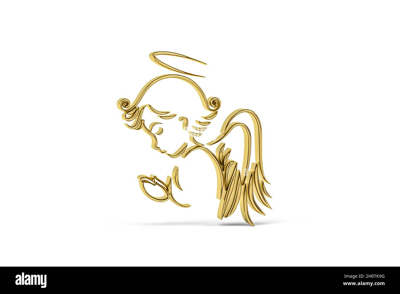 Golden gold angel angels Cut Out Stock Images & Pictures - Alamy