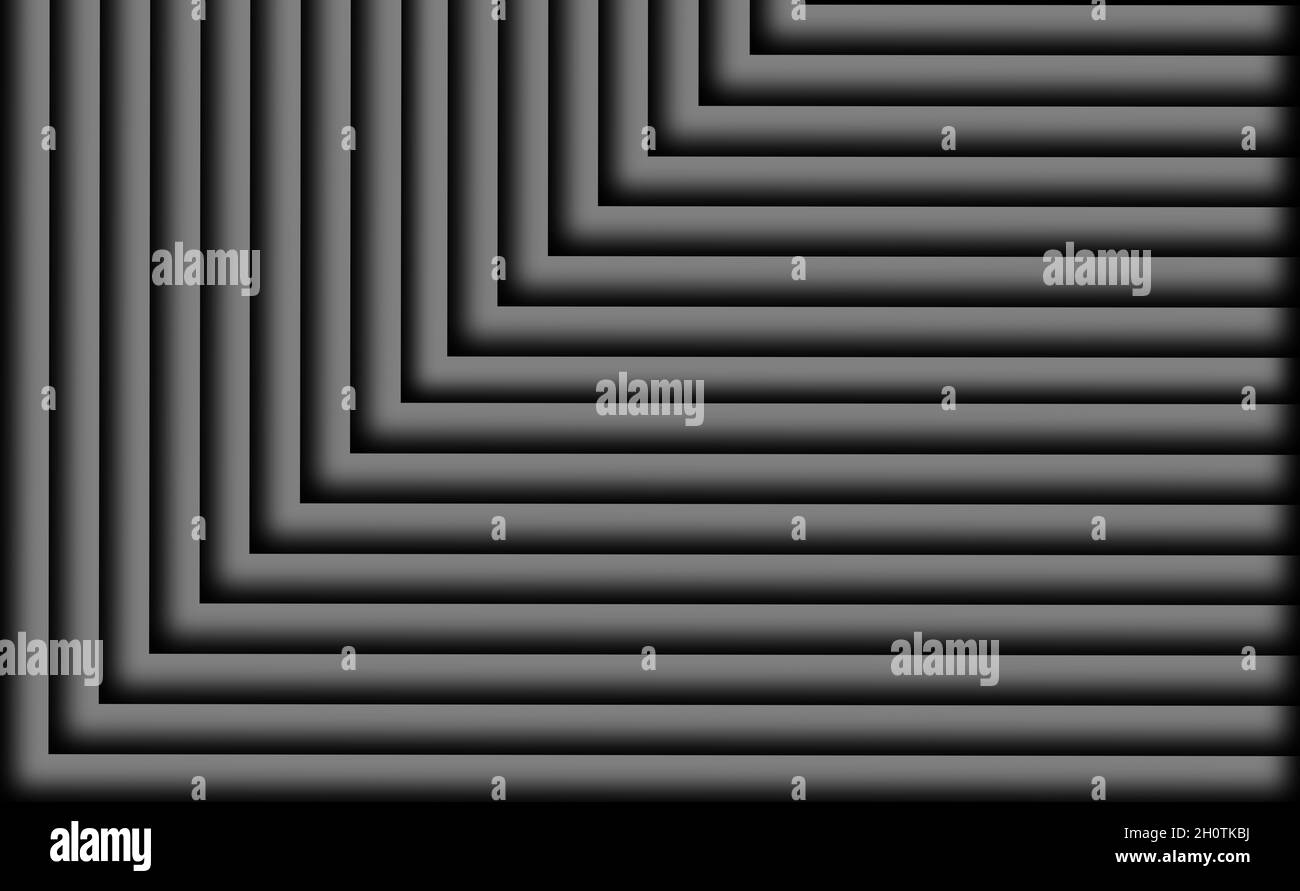 Abstract illustration of black and gray arrows pattern going down for ...