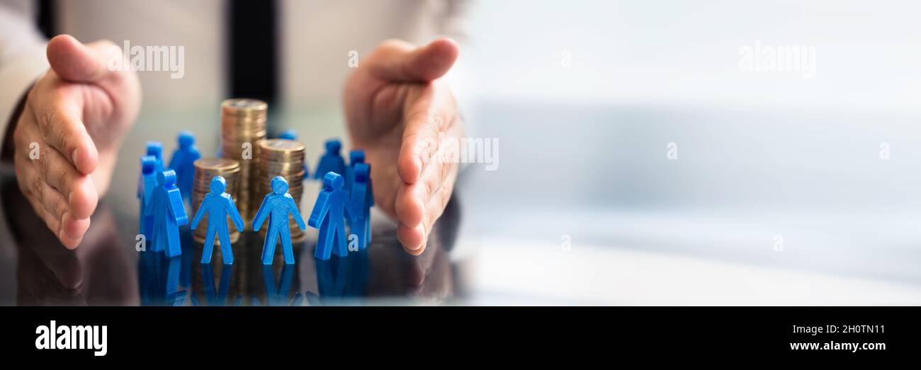 Protect Business Philanthropy And Crowdfund. Saving Finance Union Stock ...