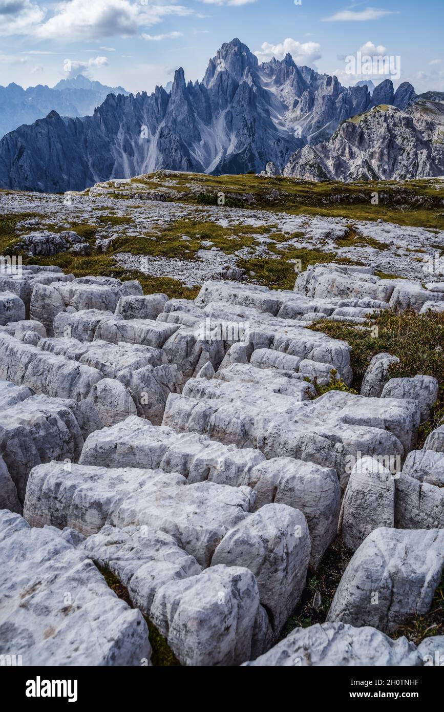 Cadini di Misurina in the Dolomites, Italy, Europe Stock Photo - Alamy