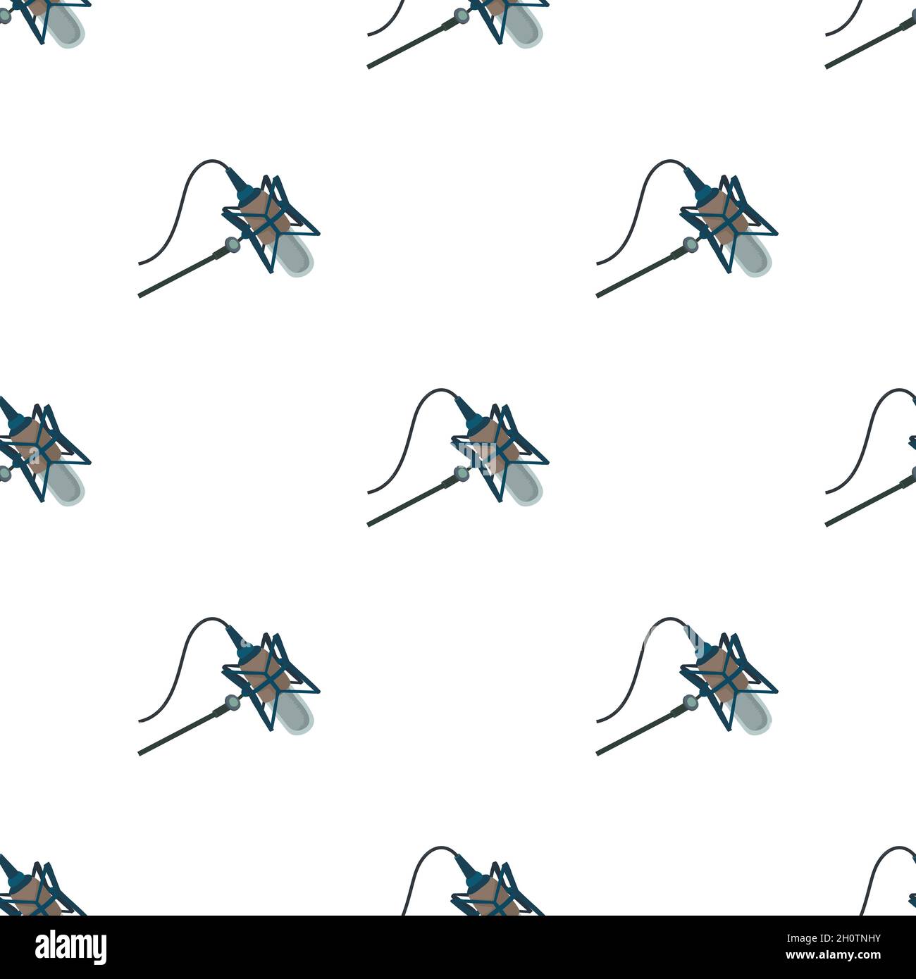 Studio microphone pattern seamless background texture repeat wallpaper ...