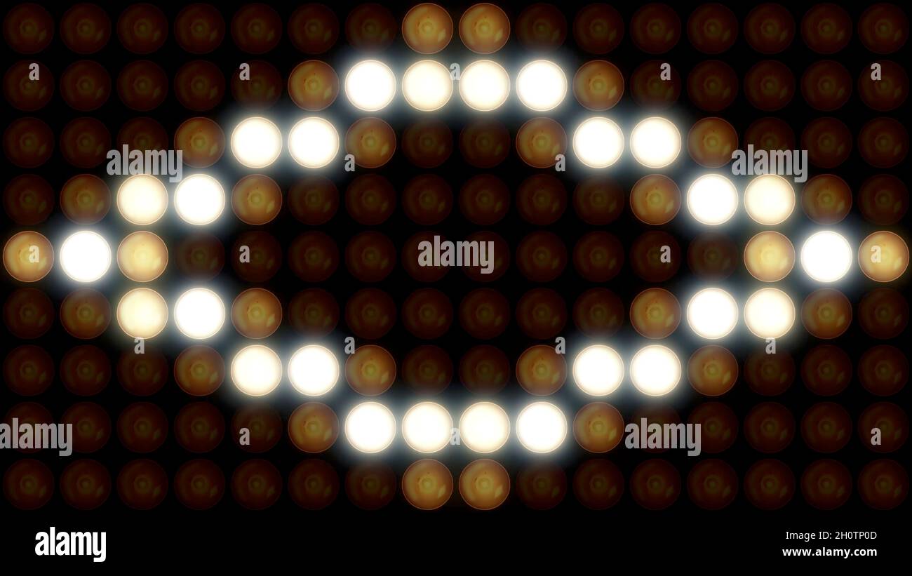 Electric lamps, color abstraction, loop, rombus. Rombus modern virtual ...