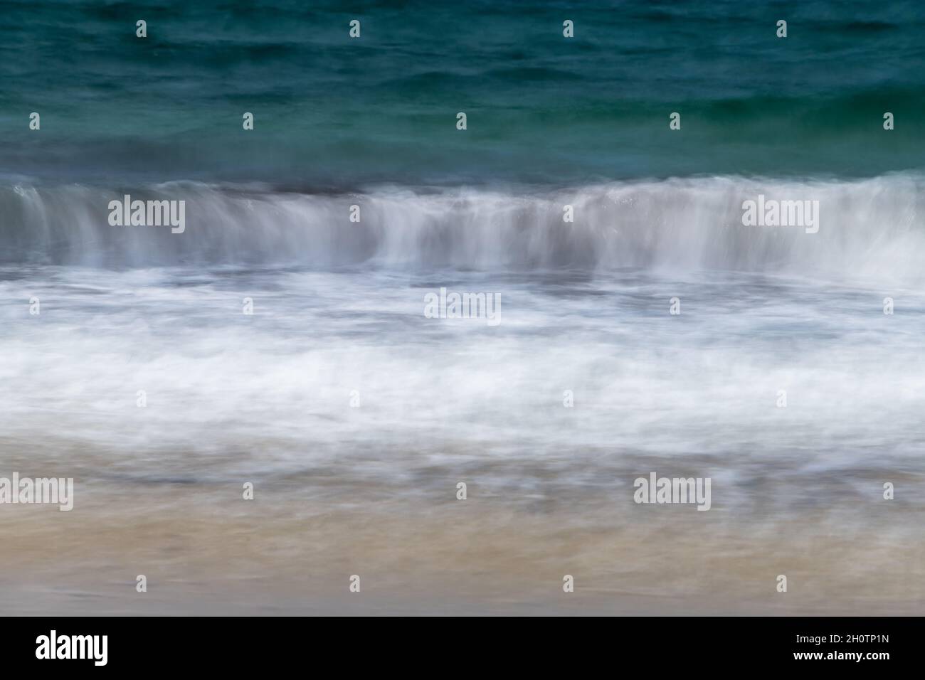 blurred view surge wave in the ocean Stock Photo - Alamy
